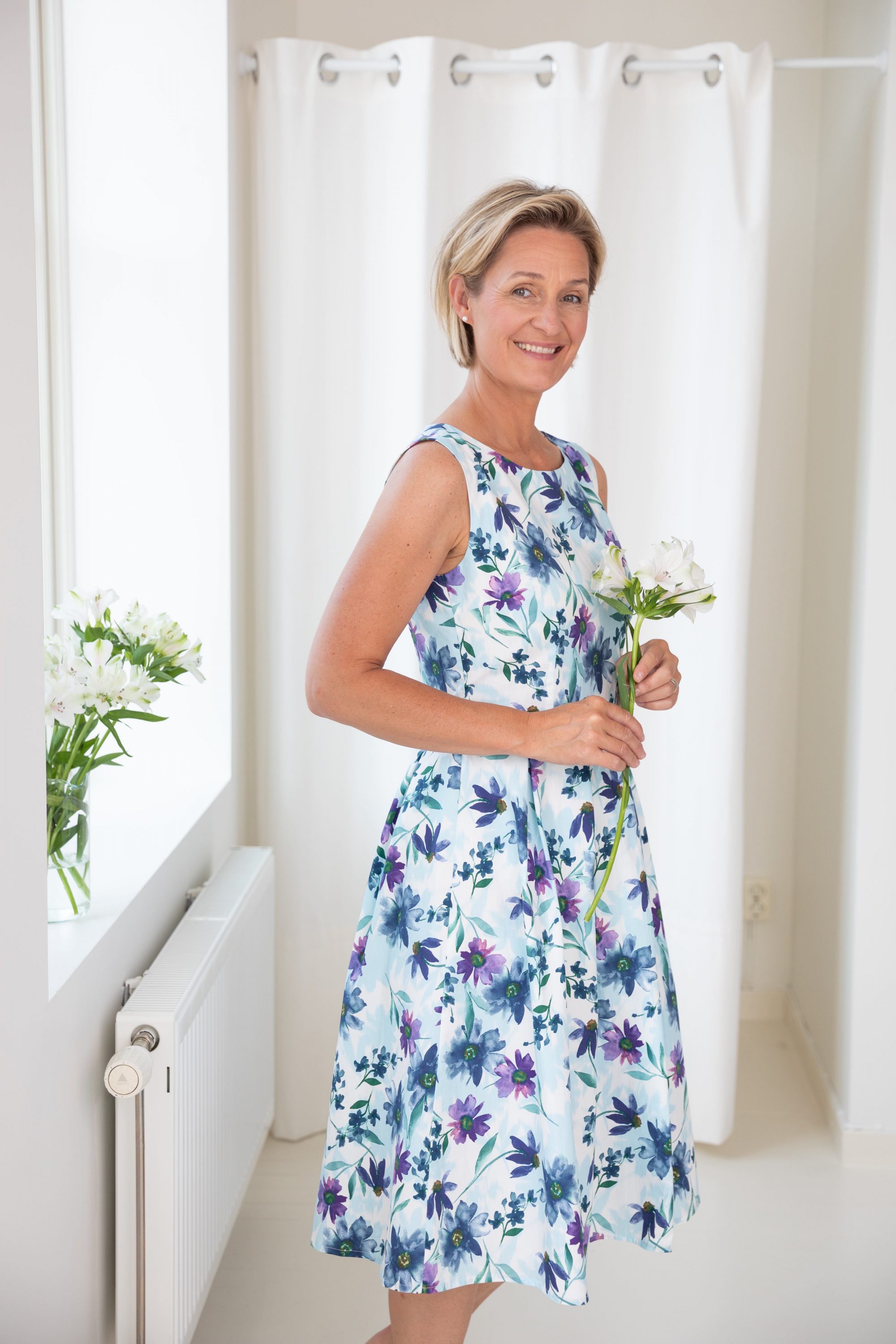 Isabel klänning himmelblå